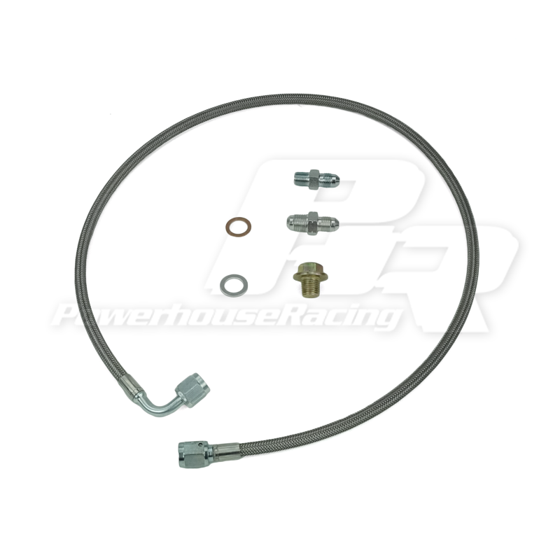 PHR Oil Feed Kit for 2JZ-GTE - Cast Turbo Manifold